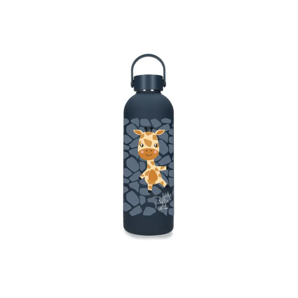 Termos 500ml 12-24h održavanje temperature Roll Road Happy Pets Giraffe navy 49933