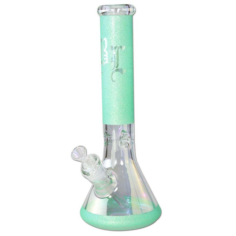 Black Leaf – Glitzy Glitter stakleni bong H:350mm O:51mm SG:19/14