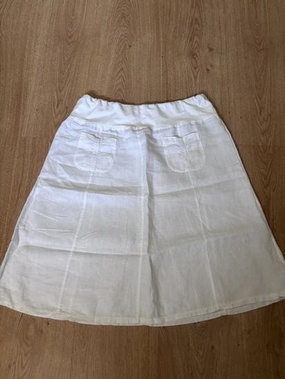 Bela lanema suknja m/l