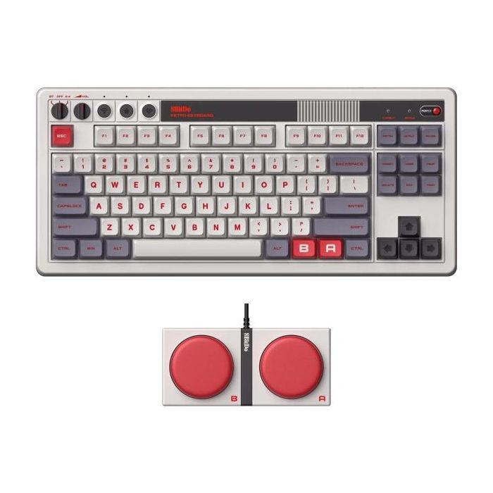 Bežična tastatura 8BitDo Retro 87/mehanička/RGB/N Edition + Dual Super Buttons