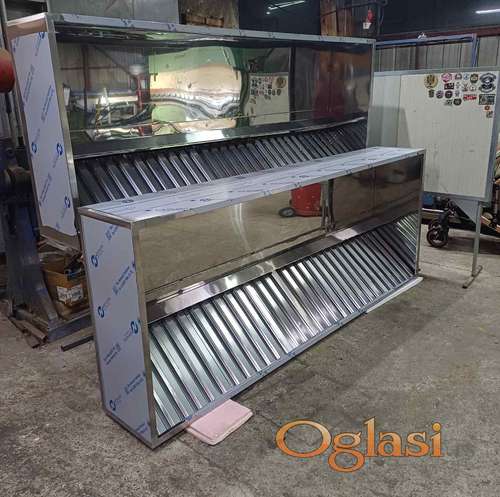 Haube sa filterima 250x100cm dva kom