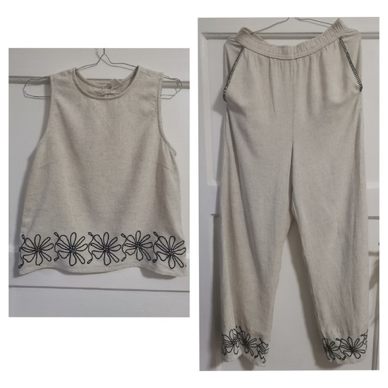 PEPCO široke pantalone i bluza vel. M/L