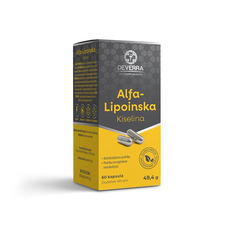 DEVERRA ALFA-LIPOINSKA KISELINA 60 kapsula