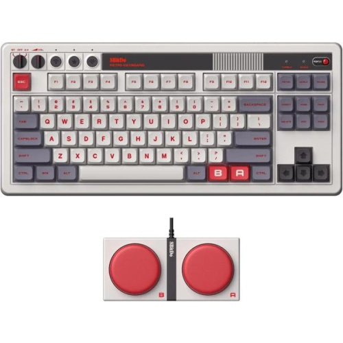 Bežična tastatura 8BitDo Retro 87/mehanička/RGB/N Edition + Dual Super Buttons