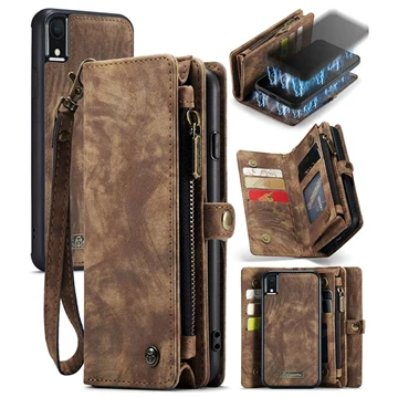 IPHONE XR CASEME 2-IN-1 MULTIFUNKCIONALNA FUTROLA-NOVČANIK - BRAON
