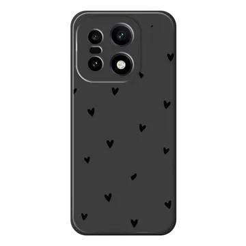 ONEPLUS 15 HEART PATTERN SLIM TPU CASE - BLACK