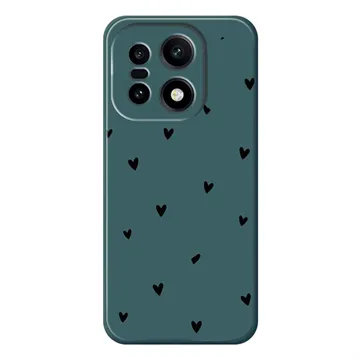 ONEPLUS 15 HEART PATTERN SLIM TPU CASE - GREEN / BLACK