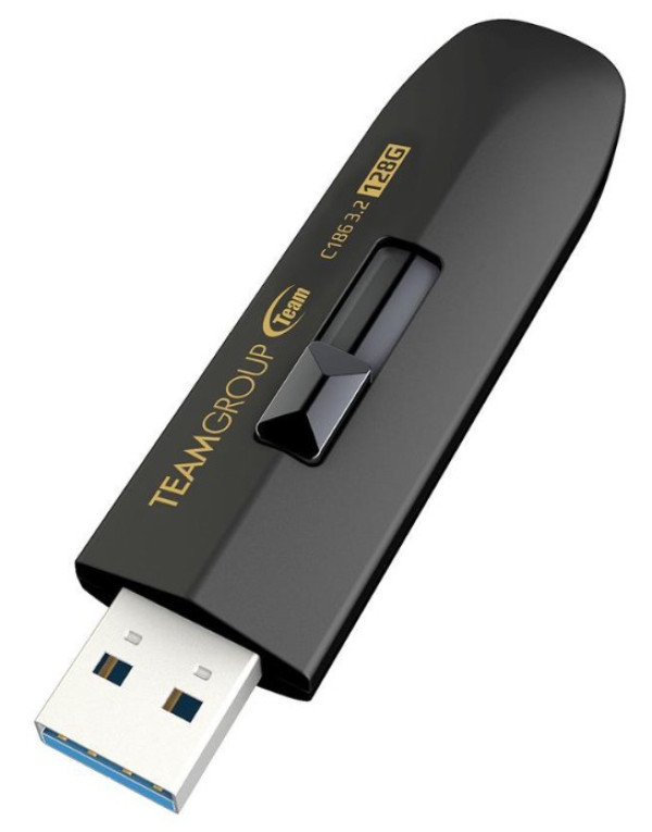TeamGroup * 128GB C186 USB Flash memorija 3.2 BLACK TC1863128GB01