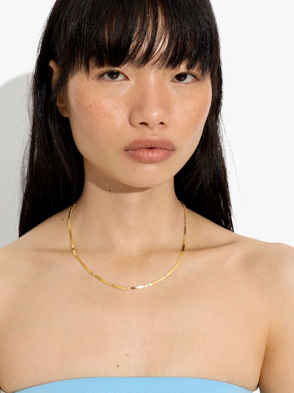 SNAKE CHAIN NECKLACE - 925 SILVER