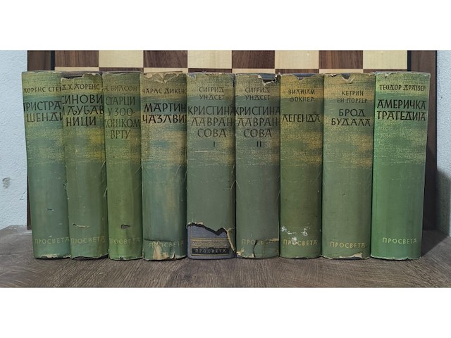 Biblioteka velikih romana Englezi – 9 knjiga