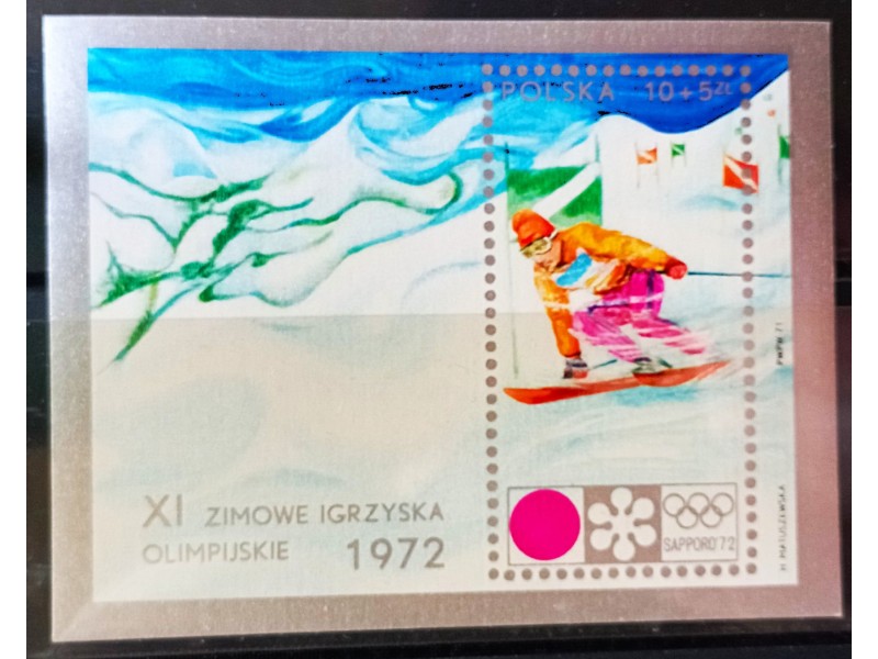 POLJSKA CIST BLOK IZ 1972**-OLIMPIJADA