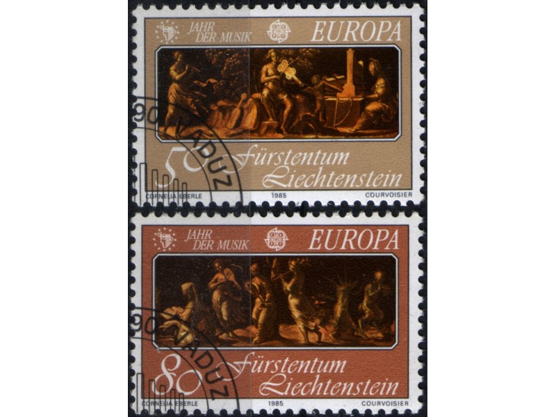 kt701l 11.mar1985 LiechtensteinF Mi866-7 -o-