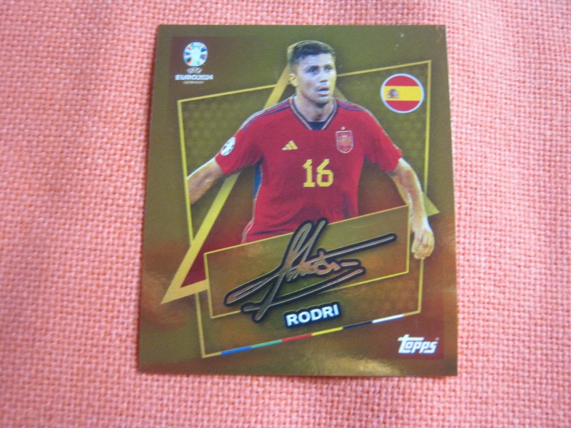 EURO 2024 Germany ESP SP RODRI,sa potpisom