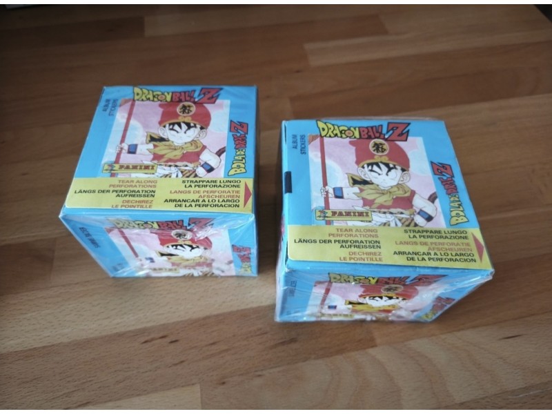 DragonBall Z Panini 1999 - Dve pune kutije u celofanu
