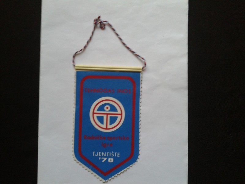 Amblem-ZastavicaRadnicke Sportske Igre-Tjentiste 78
