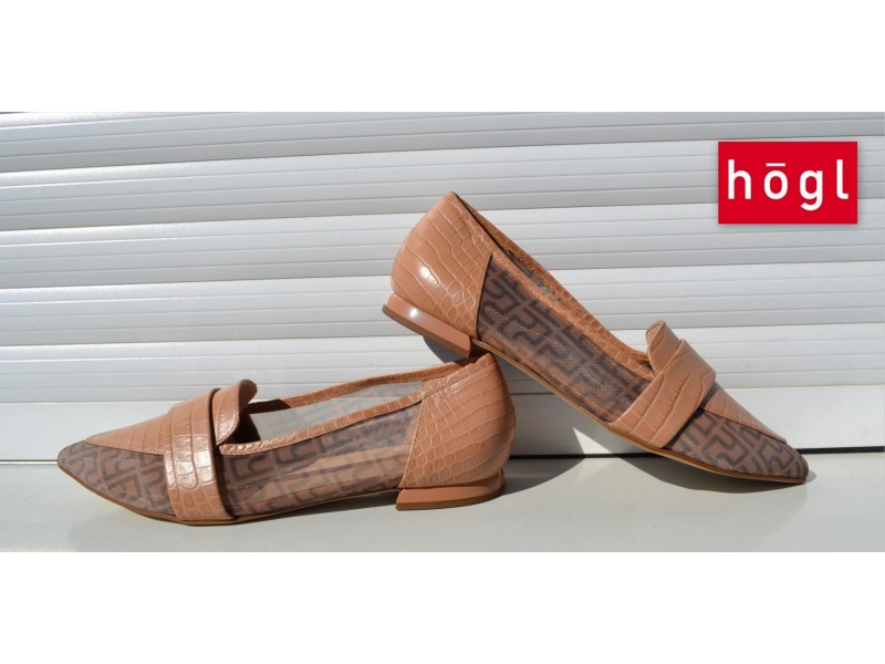 NOVO ! *HOGL* UDOBNE CIPELE PASTELNO BRAON BOJE - 37 !