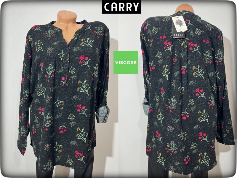 *CARRY*Poland-100% Viskozna tunika*SA ETIKETOM*44-XXL