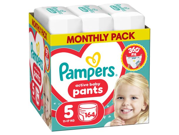 PAMPERS PELENE PANTS MSB 5 164 kom-NOVO