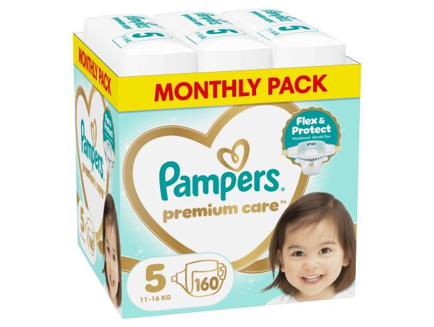 PAMPERS PELENE PREMIUM MSB 5 160 kom-NOVO