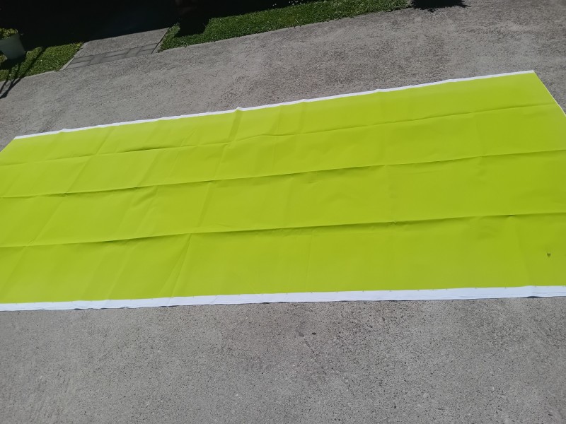 cirada platno Drecavo Zelena 3,65x1,60m kao nova