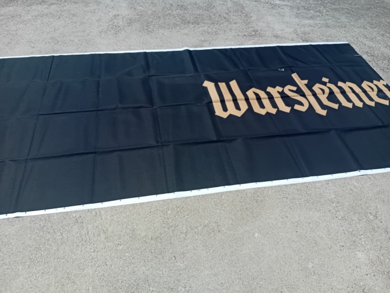 cirada platno crna Warsteiner 3,30x1,60m kao nova