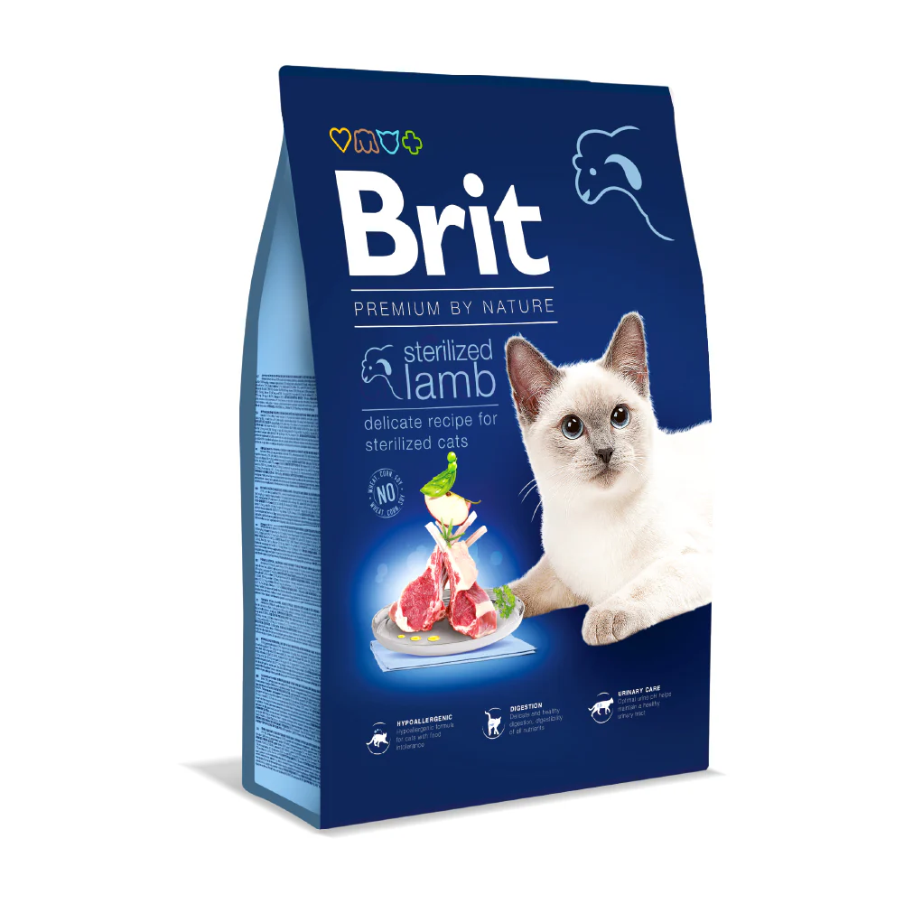 BRIT PREMIUM by Nature Sterilized s jagnjetinom