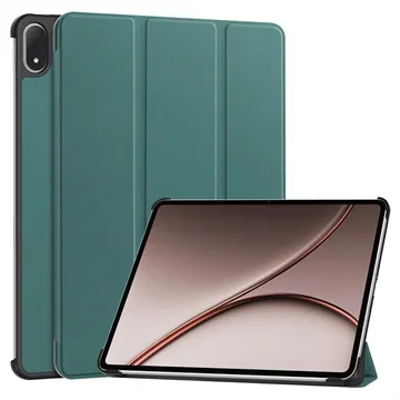 ONEPLUS PAD 4/OPPO PAD 5 PRO TRI-FOLD SERIES SMART FOLIO CASE - BLACKISH GREEN