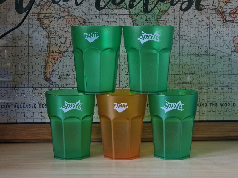 FANTA I SPRITE PLASTIČNE ČAŠE – SET