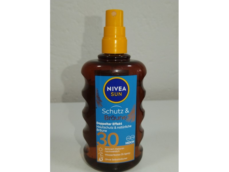 Nivea sun transparent sprej za suncanje spf 30