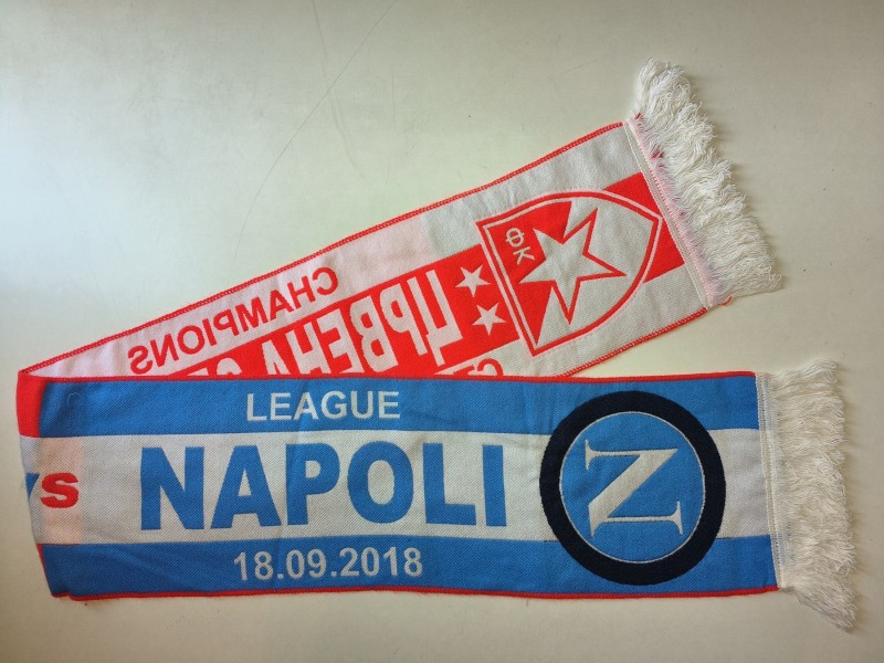 navijački šal crvena zvezda napoli