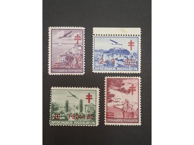 Jugoslavija 1940 tuberkuloza ** Čista kompl serija