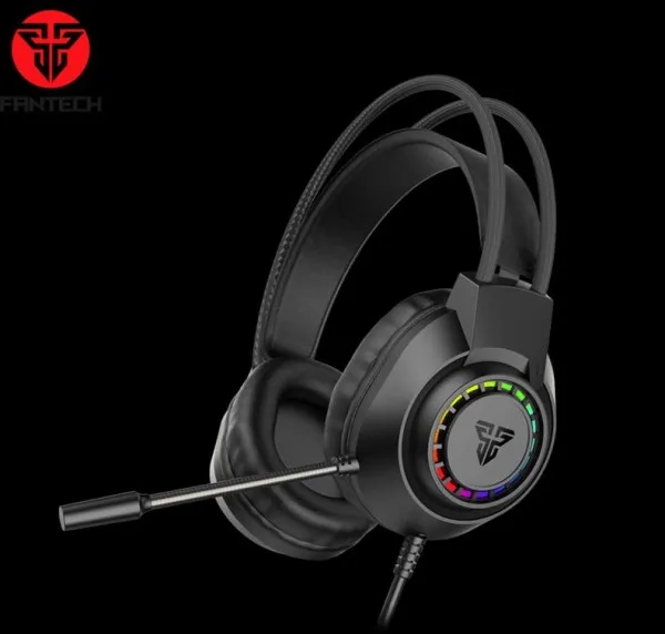 SLUŠALICE SA MIKROFONOM FANTECH HG28 PORTAL 7.1 USB CRNE