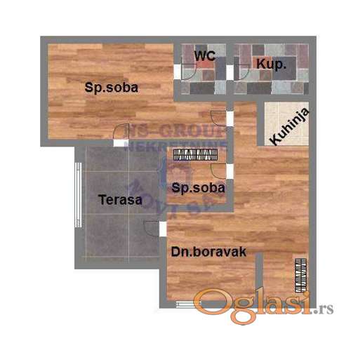 Na prodaju dvoiposoban na Karagaci
