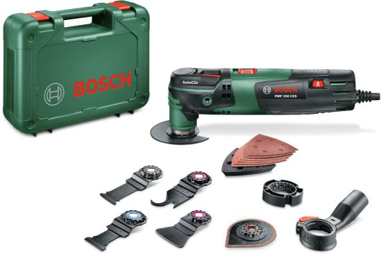 Višenamenski alat Bosch PMF 250 CES Set - Renovator + set alata (0603102101)