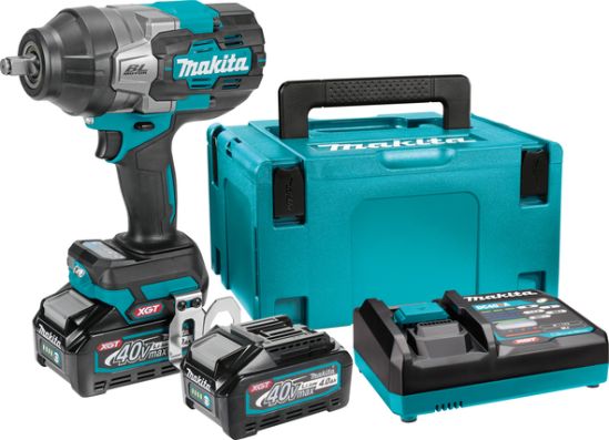 Akumulatorski udarni odvijač Makita TW002GM201; 40V XGT; 2x4,0Ah + punjač
