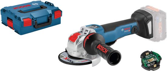 Akumulatorska ugaona brusilica Bosch GWX 18V-10 PSC Solo; 125mm; X-LOCK; bez baterije i punjača; PROtection; L-Boxx (06017B0800)