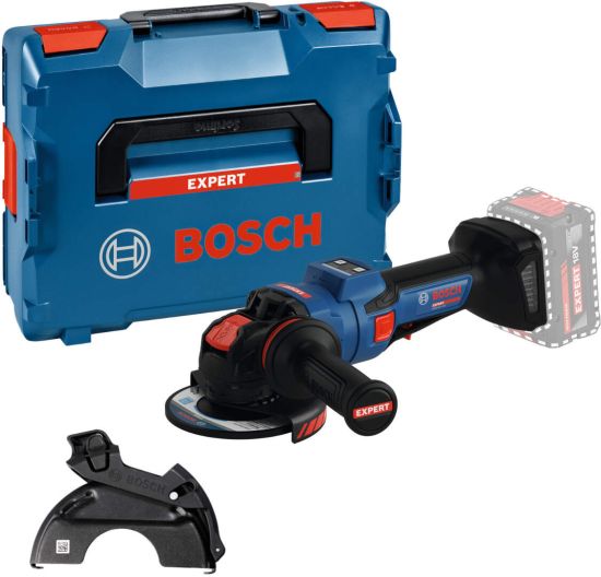 Akumulatorska X-Lock ugaona brusilica Bosch EXPERT EXWX18V-15PS Solo bez baterija i punjača u L-BOXX koferu (06019M6500)
