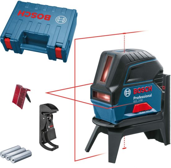 Bosch kombinovani laser GCL 2-50 sa rotacionim držačem RM 1 u koferu (0601066F02)