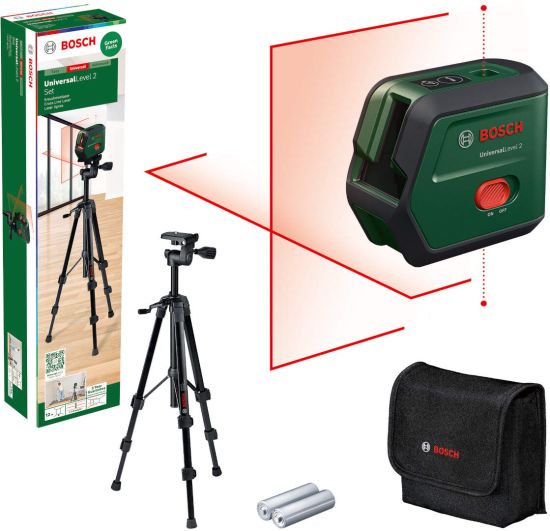 Bosch građevinski laser UniversalLevel 2, 12m domet + stativ (0603663F01)