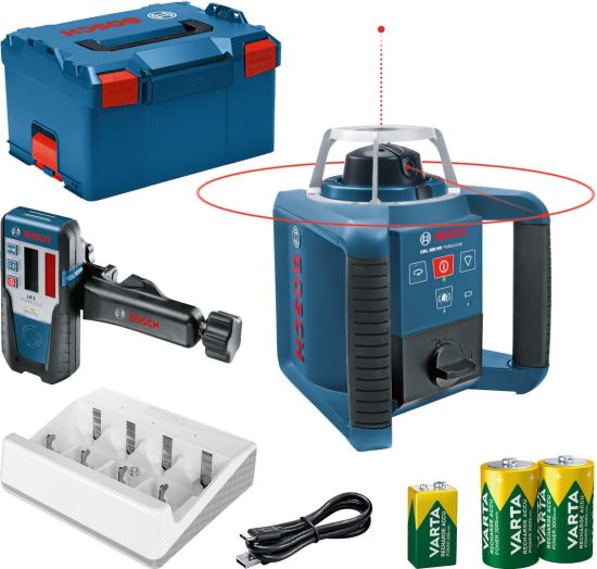 Bosch GRL 300 HV rotacioni laser + baterije i punjač + prijemnik LR 1 + L-BOXX 238 (0601061505)