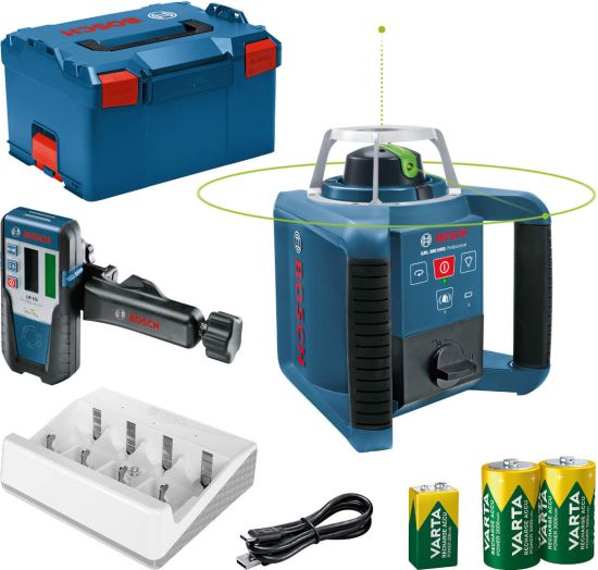 Bosch GRL 300 HVG rotacioni laser + baterije i punjač + prijemnik LR 1G + L-BOXX 238 (0601061704)