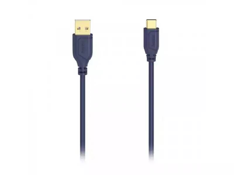HAMA USB-C KABL, FLEKSIBILAN, BAKAR, POZLATA, 0.75M TEGET 200635