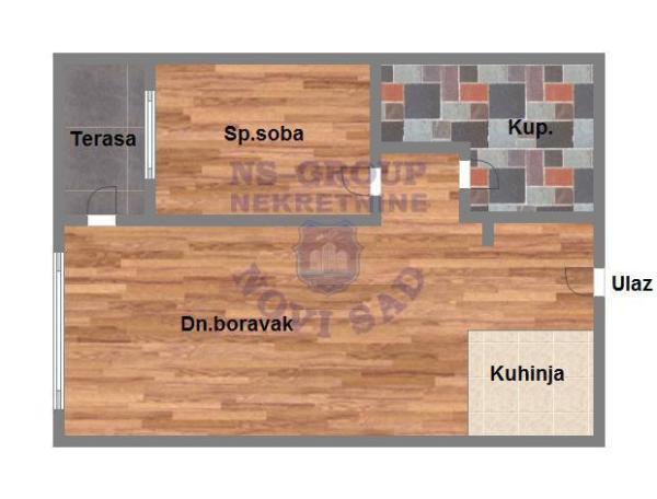 Dvosoban stan na prodaju, 42m2, 123.960€