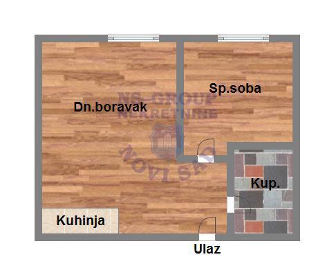 Dvosoban stan na prodaju, 39m2, 116.400€