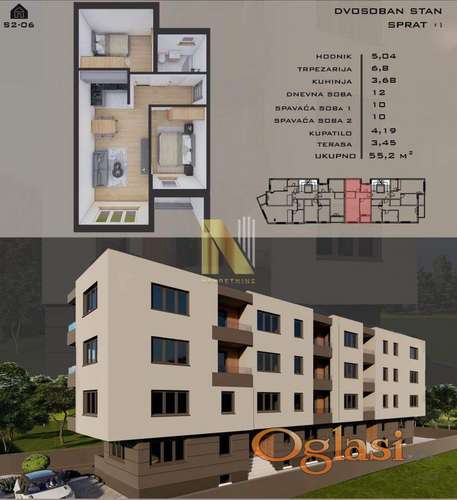2.5 stan u izgradnji - Telep