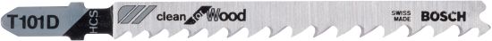 Bosch list ubodne testere T 101 D Clean for Wood - pakovanje 3 komada - 2608630558