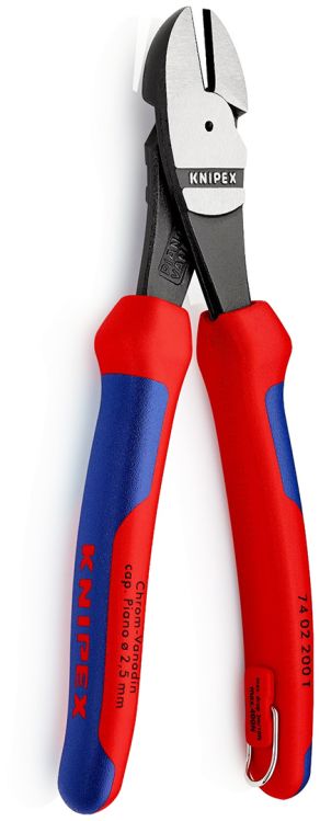 Knipex ojačane bočne sečice 200mm sa dodatkom za kačenje (74 02 200 T)