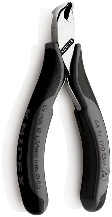 Knipex klešta za čeono sečenje za elektroniku 120mm (64 32 120 ESD)