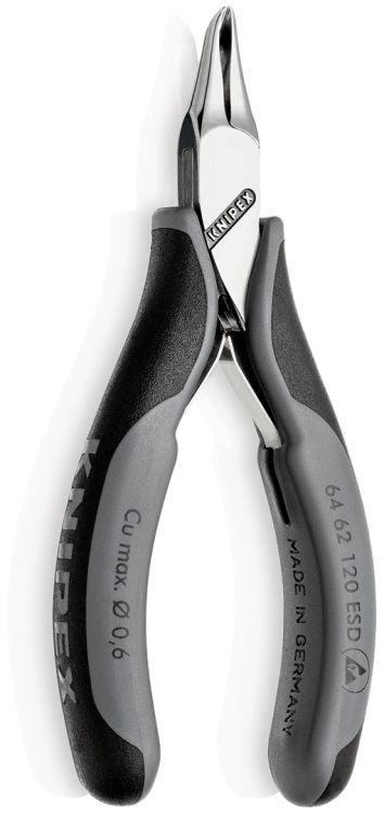 Knipex čeone sečice za elektroniku 120mm (64 62 120 ESD)