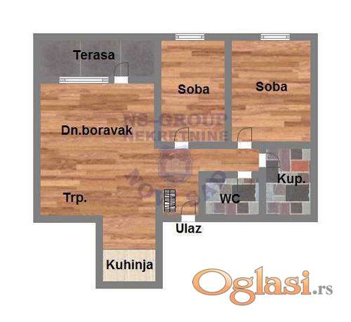 Trosoban stan u izgradnji u Petrovaradinu – 64m², idealan porodični dom